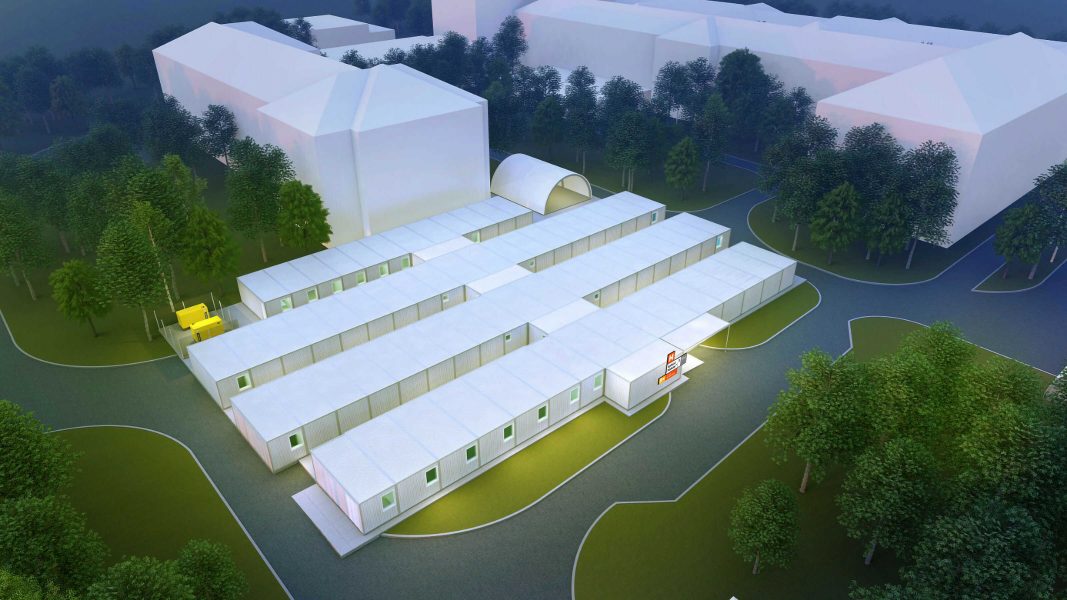 Peste 23.000 mp de spitale temporare - primele 7 spitale modulare din ...