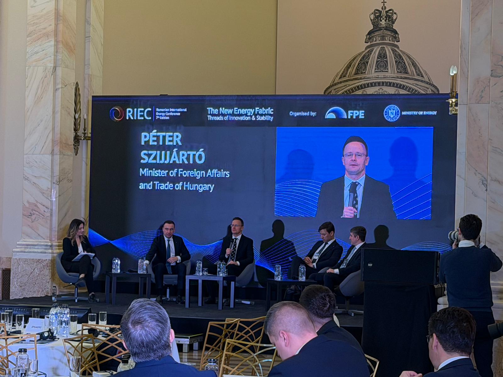 Peter Szijjarto, la RIEC: Suntem interesați de diversificare, suntem ...