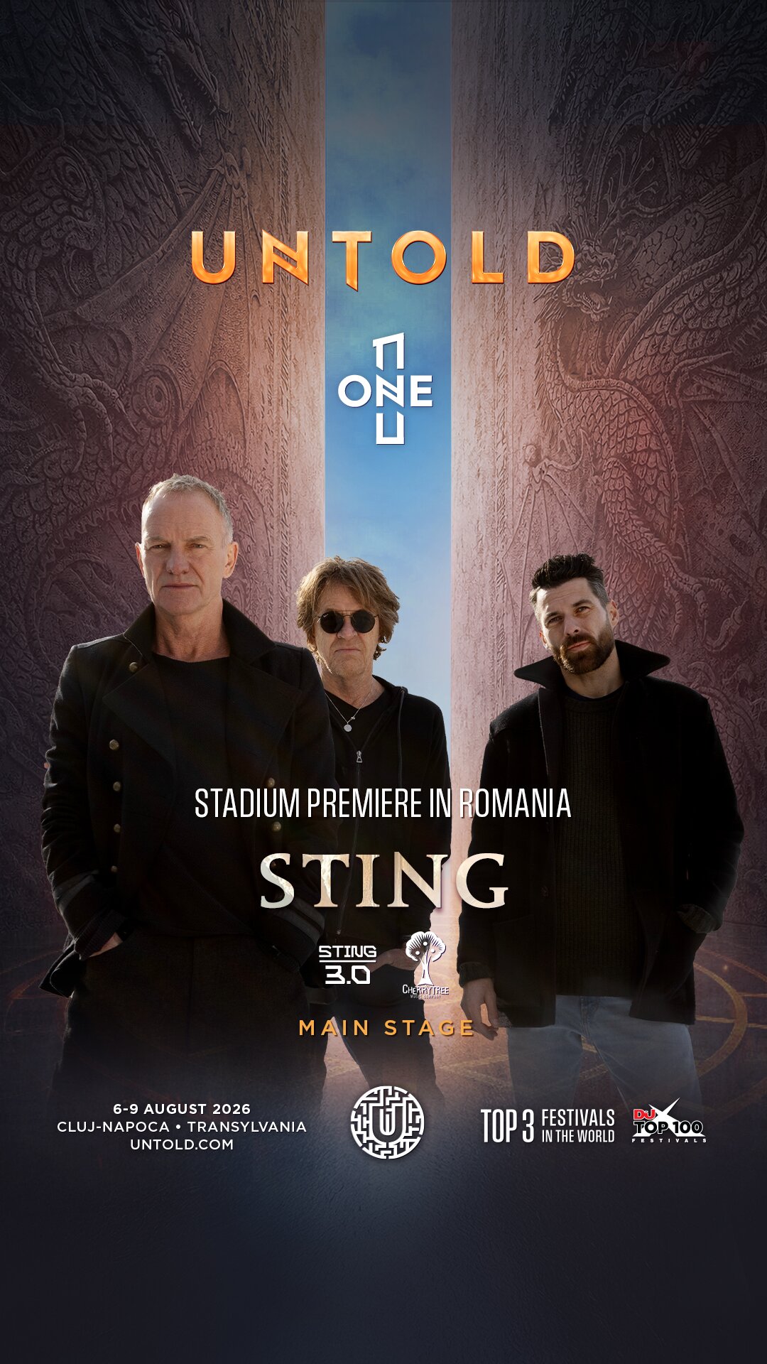 STING, legenda care a inspirat generații întregi, ajunge la UNTOLD 2026 ...